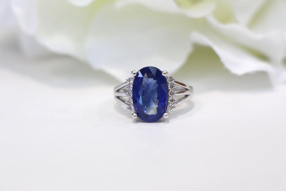 Custom Sapphire Engagement Ring – George Thompson Diamond Co