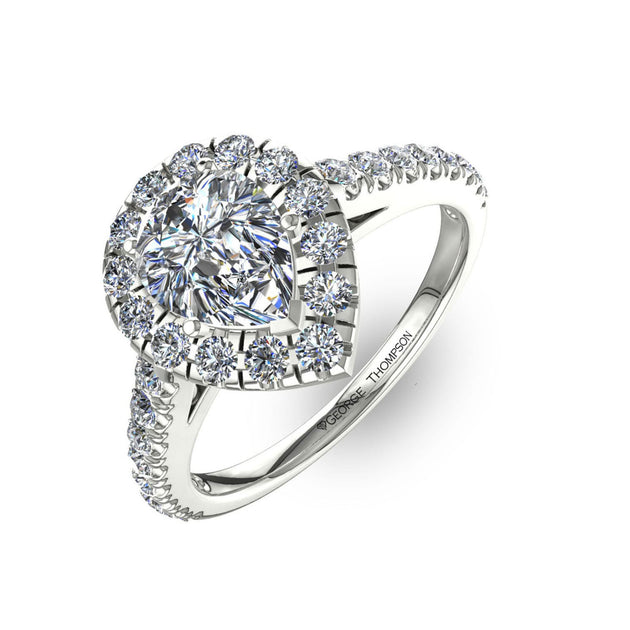 Diamond Engagement Rings – Tagged "Pear Center Stone"– George Thompson ...