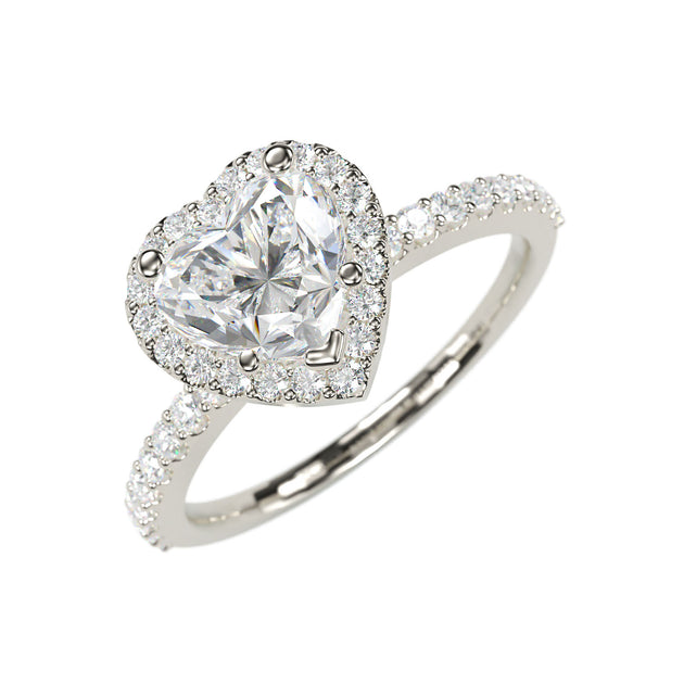 Diamond Engagement Rings – Tagged "Heart-Shaped Center Stone"– George ...