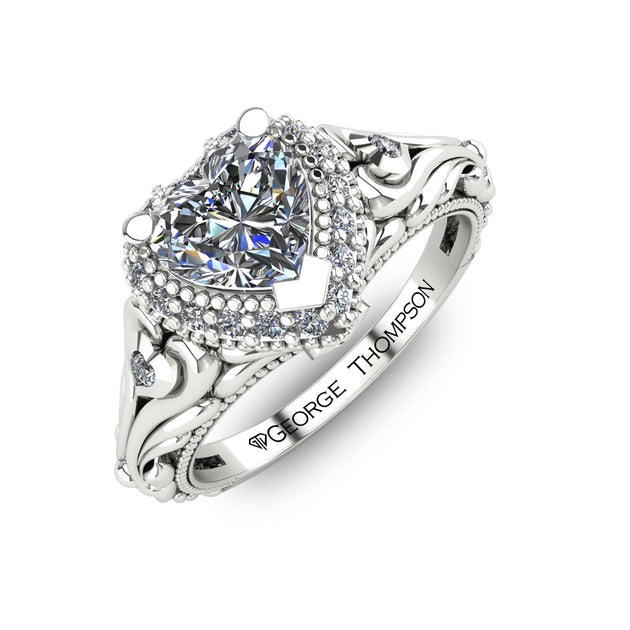 Diamond Engagement Rings – Tagged "Heart-Shaped Center Stone"– George ...
