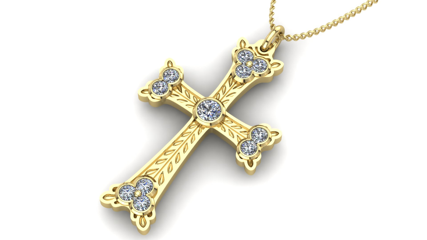Custom Cross Pendant – George Thompson Diamond Co
