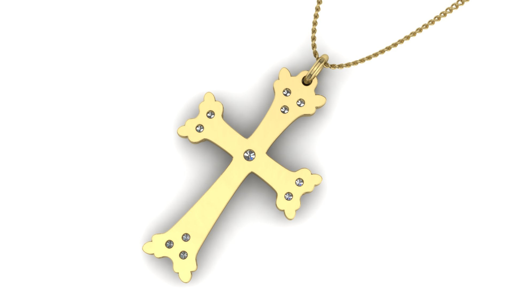 Custom Cross Pendant – George Thompson Diamond Co