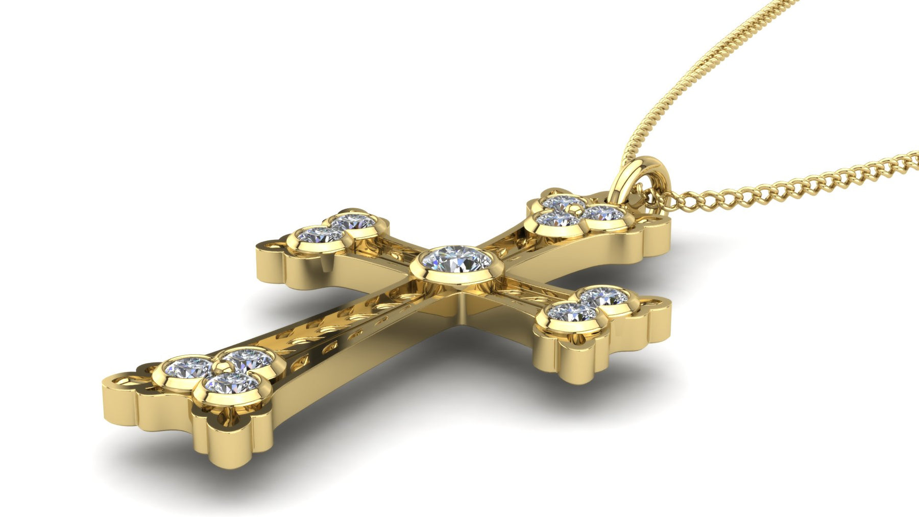 Custom Cross Pendant – George Thompson Diamond Co
