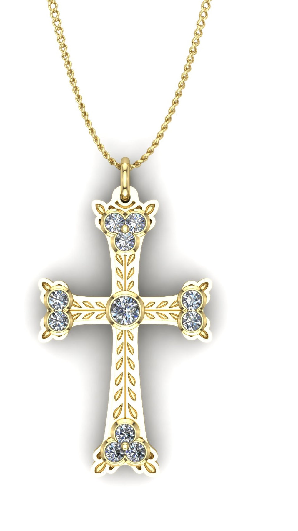 Custom Cross Pendant – George Thompson Diamond Co